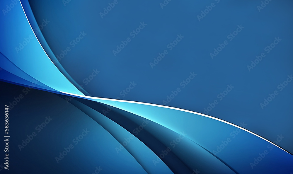 abstract blue background waves curves shape flow new quality stock ...