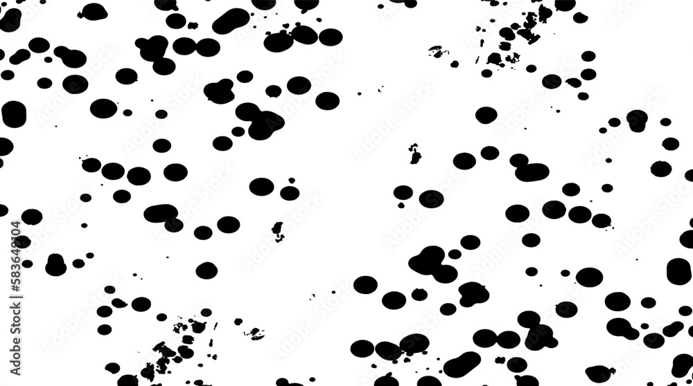 Small uneven spots and particles of debris. Abstract vector texture ...