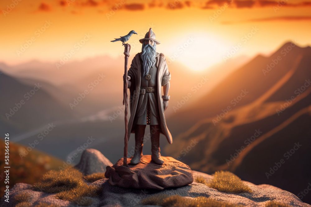 AI-Generated DND Wizard Character, Master of Arcane Magic and Spells ...