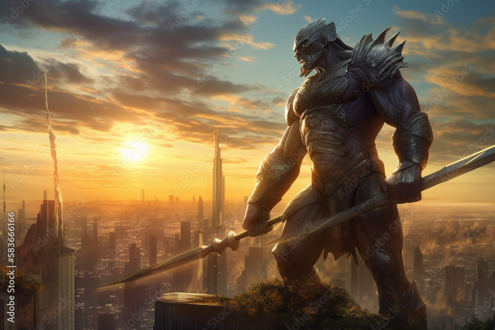 AI-Generated Half Giant Titan Race, Powerful Characters Seeking ...