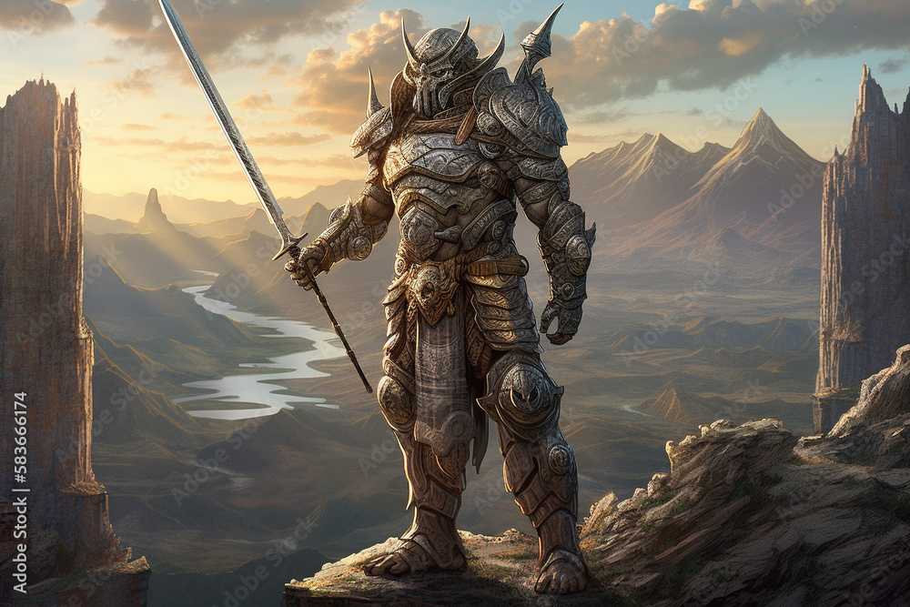 AI-Generated Half Giant Titan Race, Powerful Characters Seeking ...