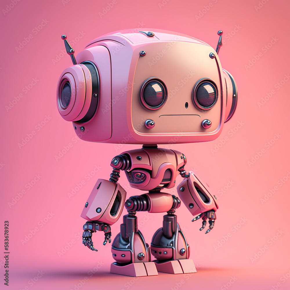 Cute Robot Art