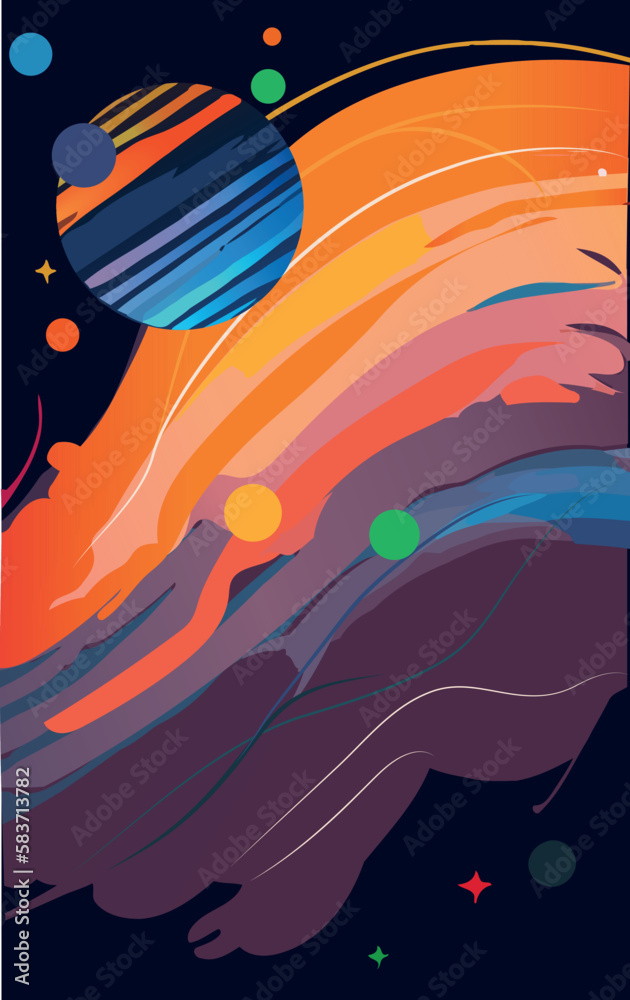 Astronaut explores space being desert planet. Astronaut space suit ...