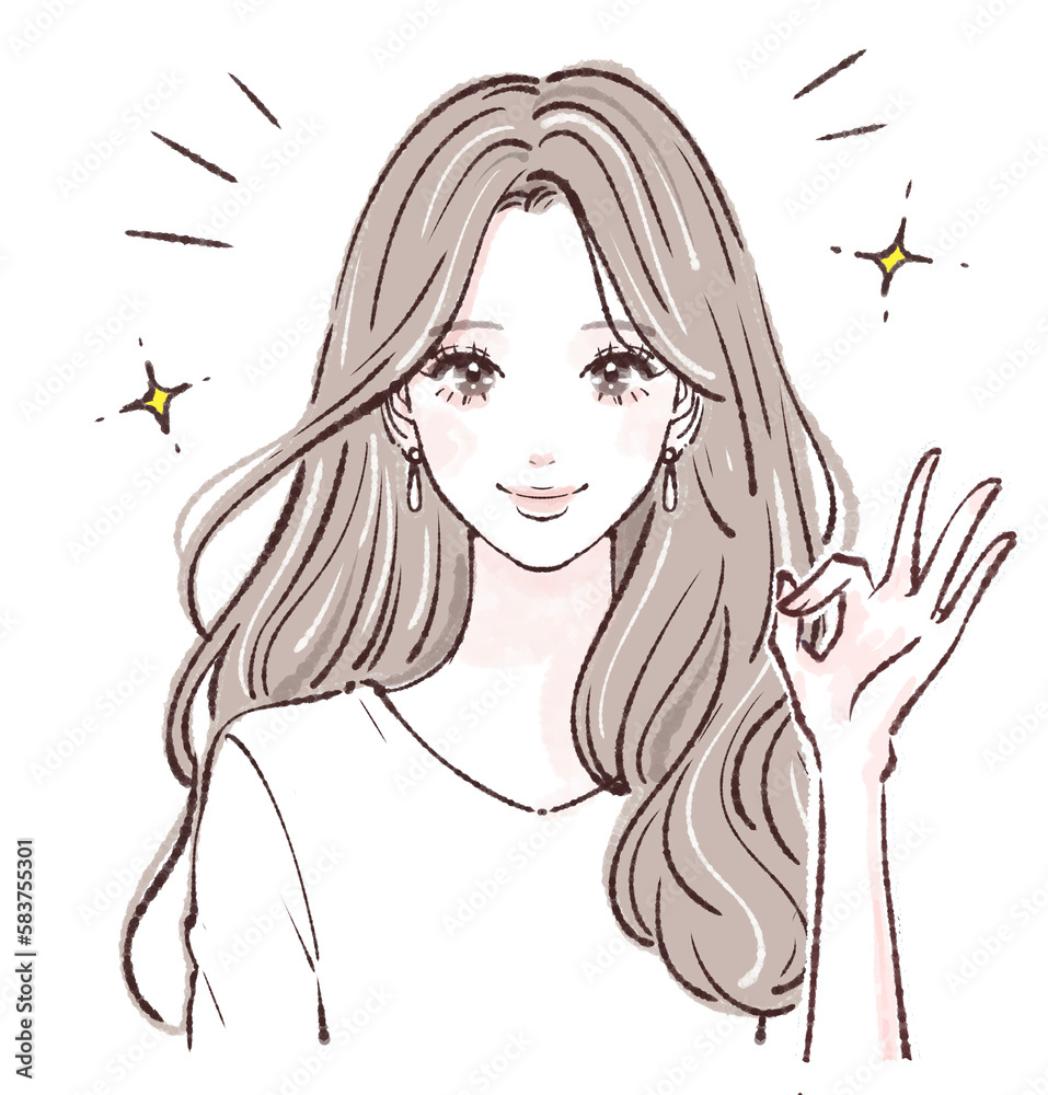 女性のイラスト素材 Stock イラスト | Adobe Stock