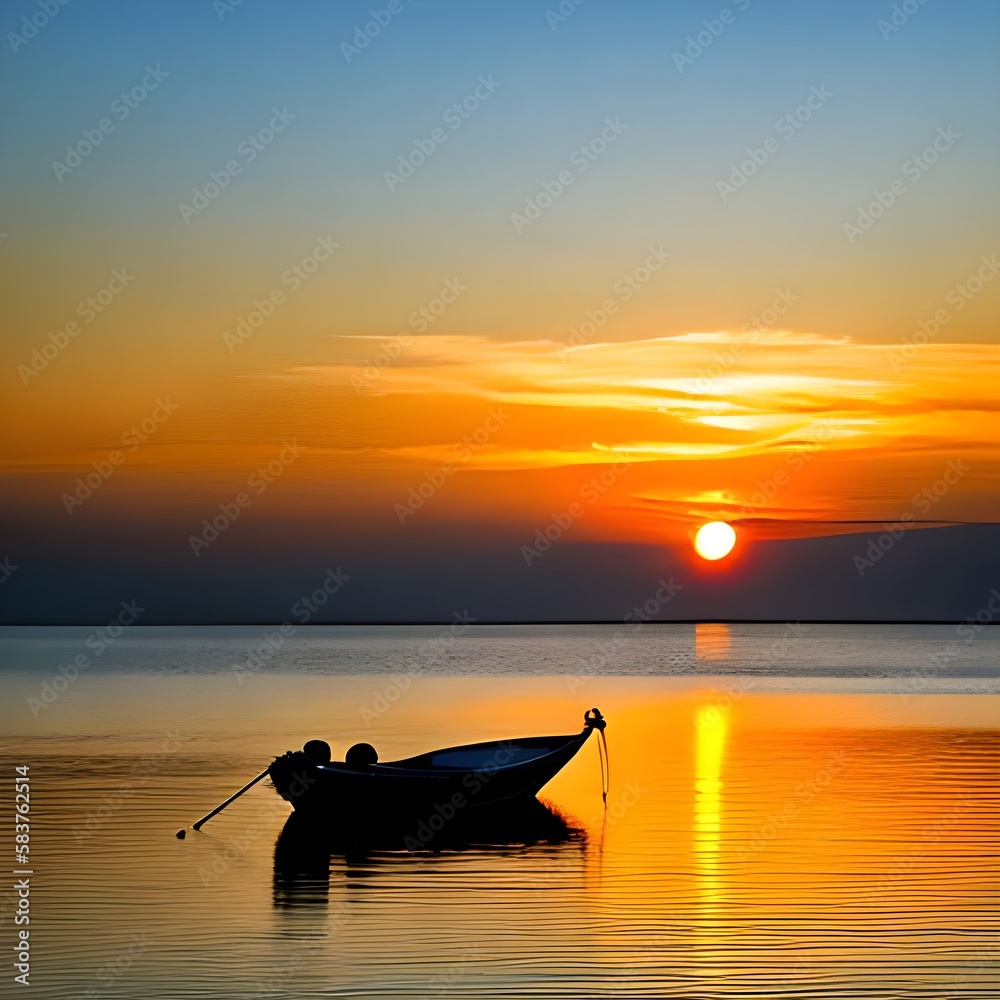 Experience the Beauty of a Stunning Sunset and Boat Adventure Looking ...