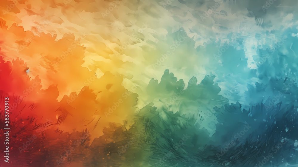 gradient with a watercolor effect background. digital art illustration ...