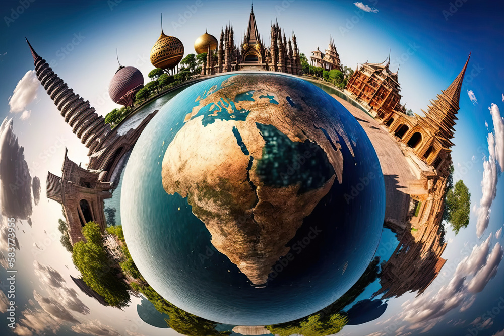 Thailand tourist attractions around the surface of planet Earth. Travel ...