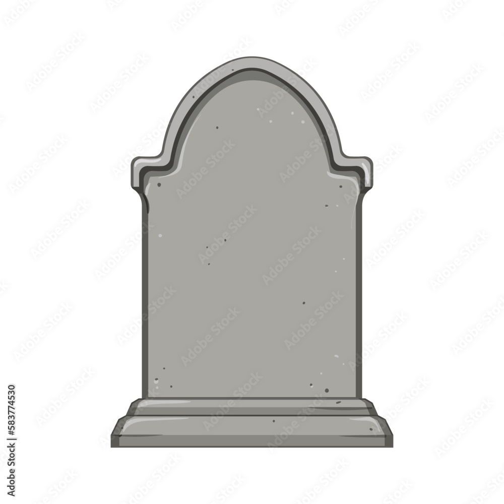 Poster grave headstone cartoon vector illustration – Wall Art | UkPosters