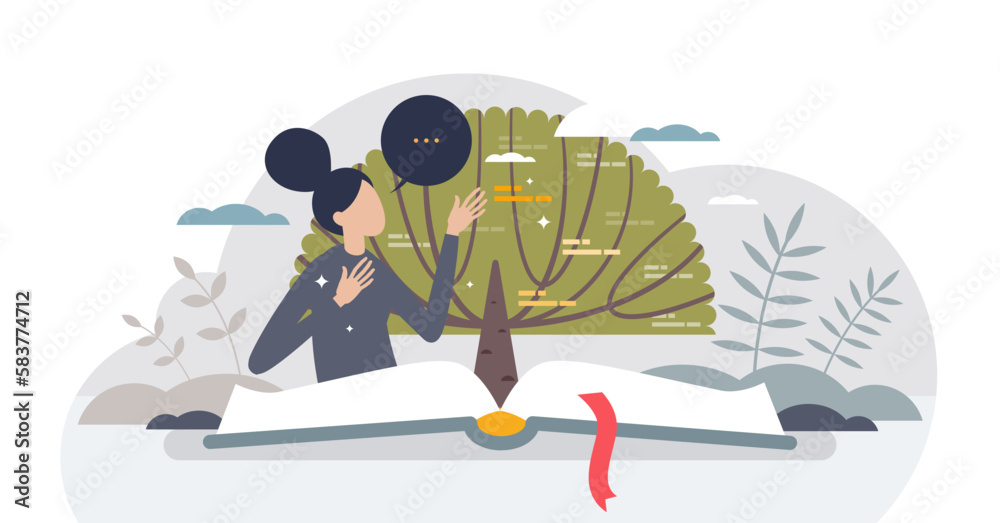 Lifelong learning and continuing lifetime education tiny person concept ...