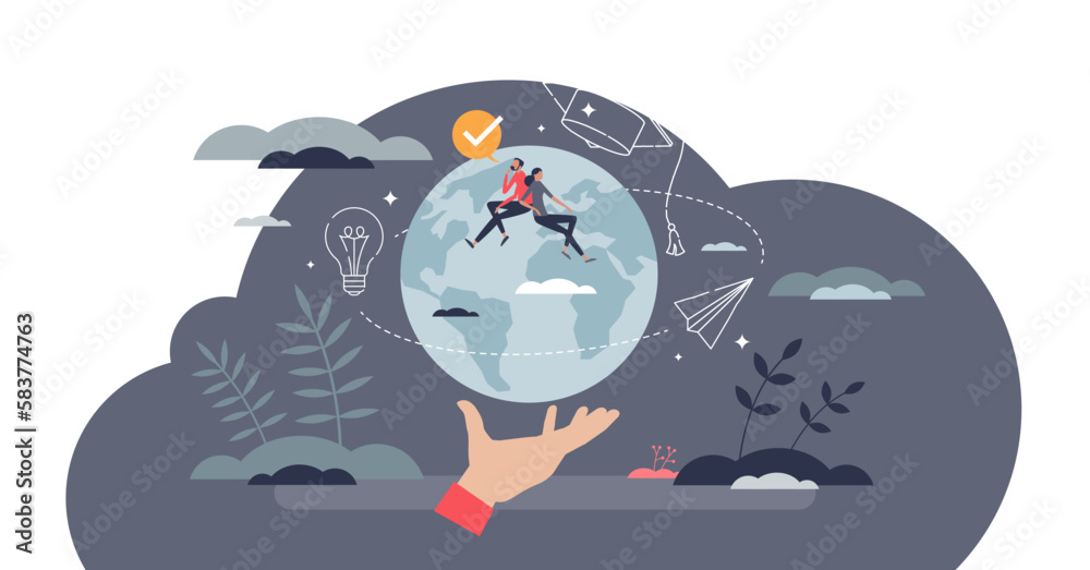 Global education and international knowledge learning tiny person ...