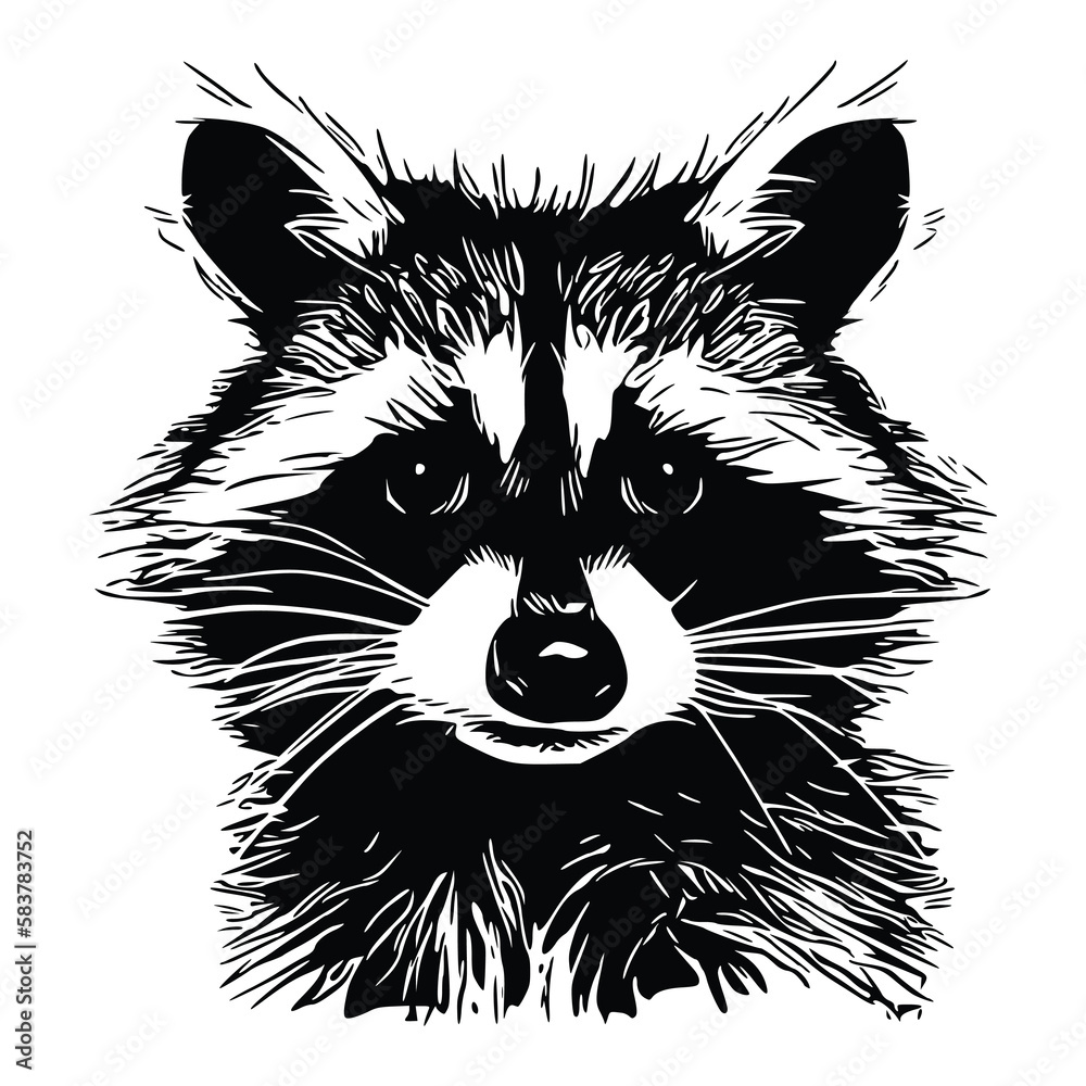 Viking wolf, isolated isolated on white background, vector illustration ...