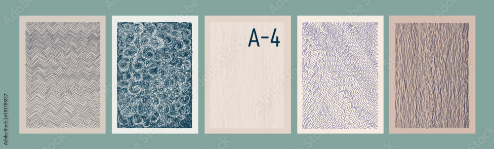 Big set of vector ink hand drawn hatch texture. A4 rough hatching ...