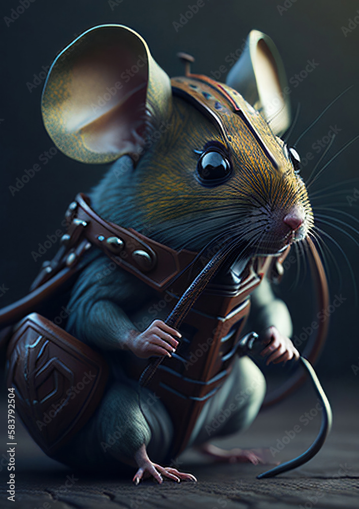 rat wars in hardhat, generative artificial intelligence. Stock ...