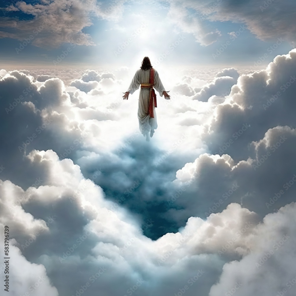 Illustration revelation of Jesus Christ, new testament, religion of ...