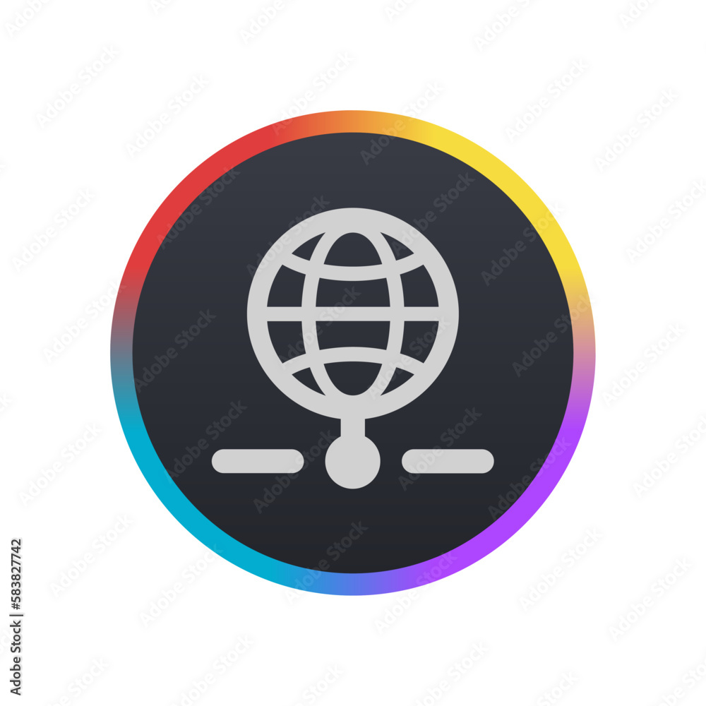 Public Network - Pictogram (icon) Stock Vector | Adobe Stock