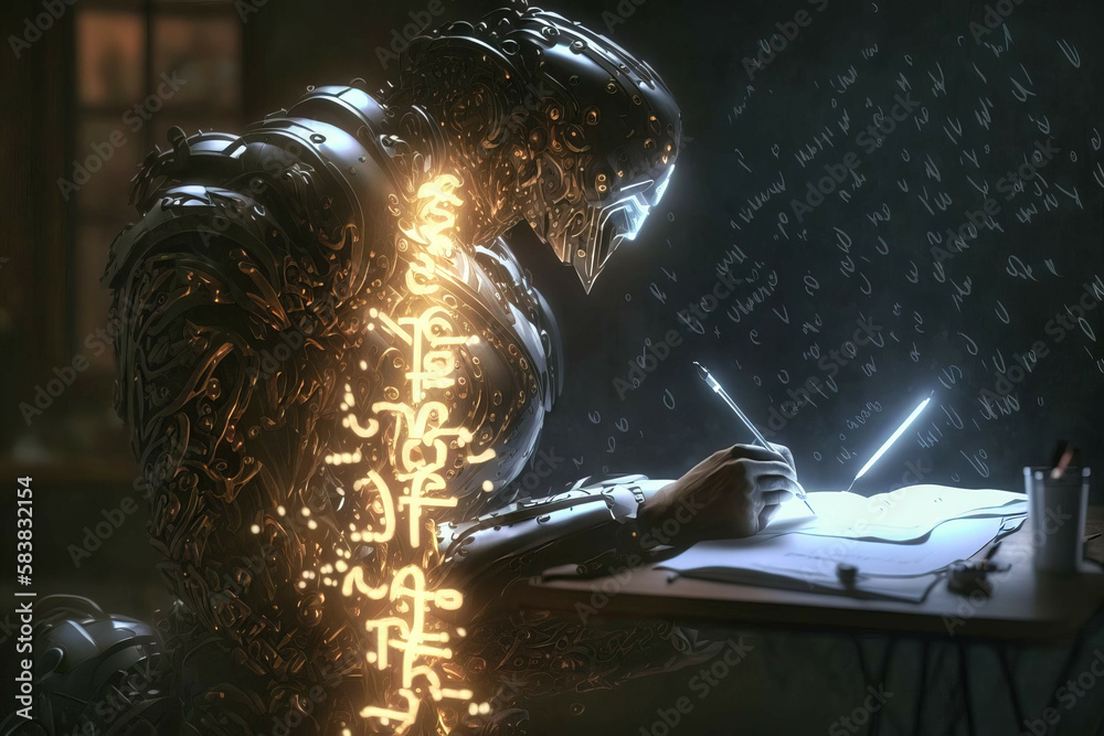 artificial intelligence is used to write detailed short stories, poems ...