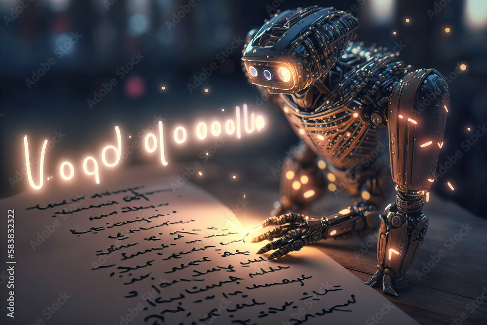 artificial intelligence is used to write detailed short stories, poems ...