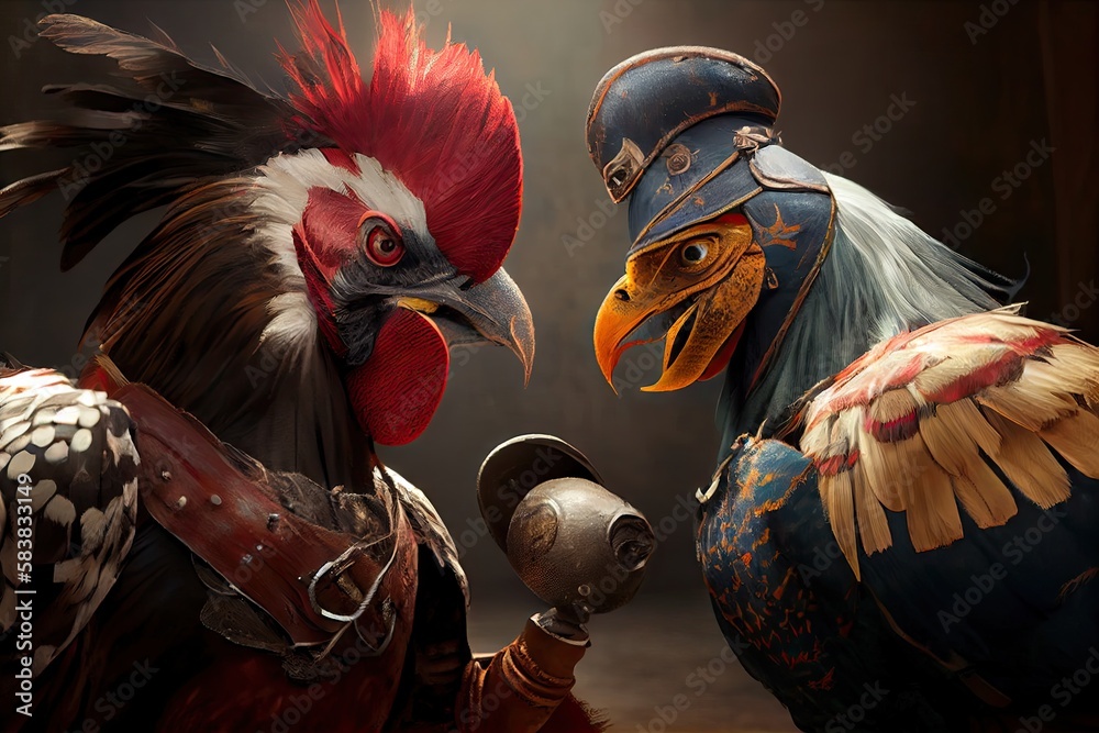 dangerous fights of cockfighters with their feathered opponents ...