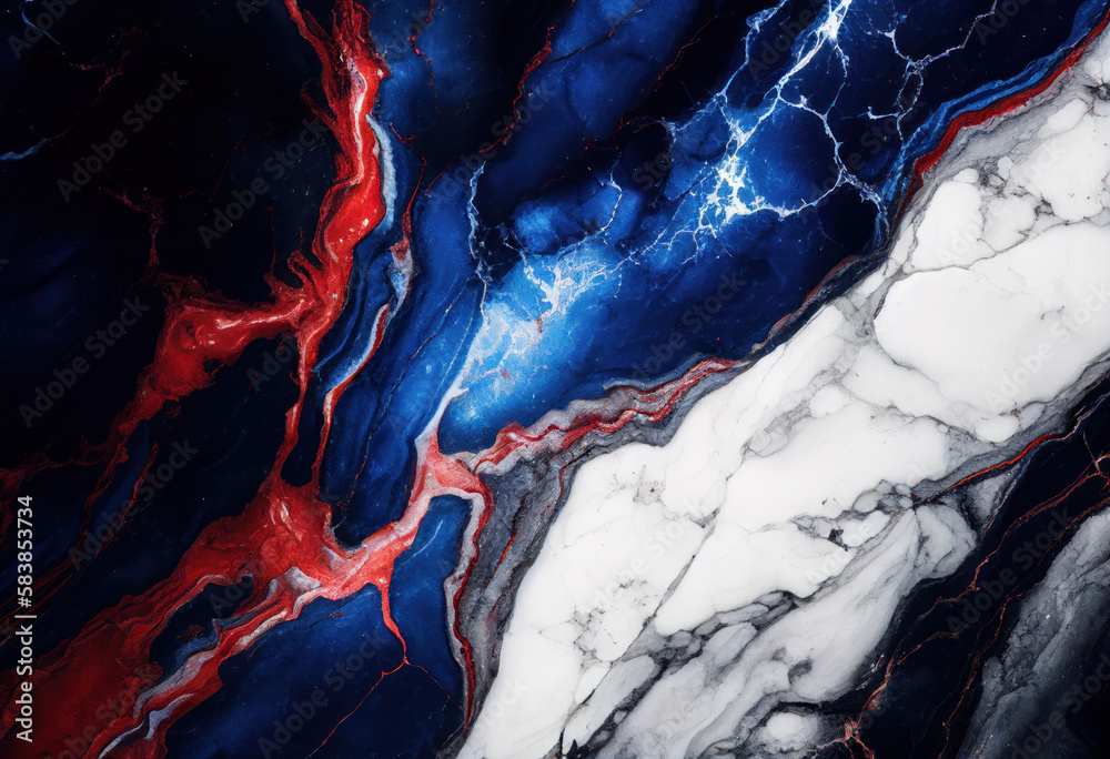 Red Blue Abstract Marble Texture Background, Artistic Backdrop ...