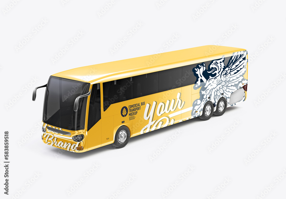 Bus Mockup Stock Template | Adobe Stock