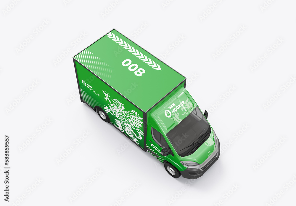 Box Truck Mockup Stock Template | Adobe Stock