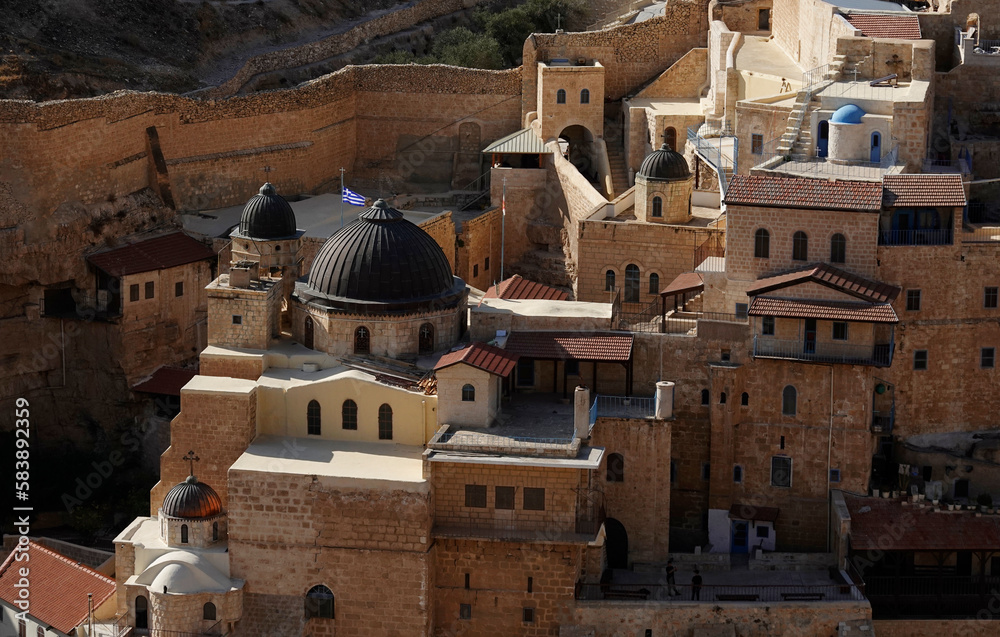 Mar Saba, one of the oldest continuously inhabited monasteries in the ...