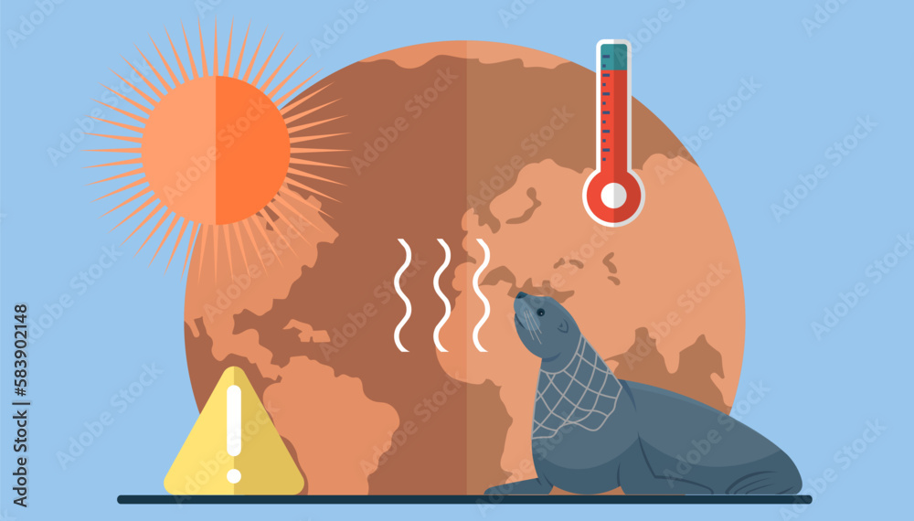 Save planet. Earth day. Climate change Global warming concept Nature ...