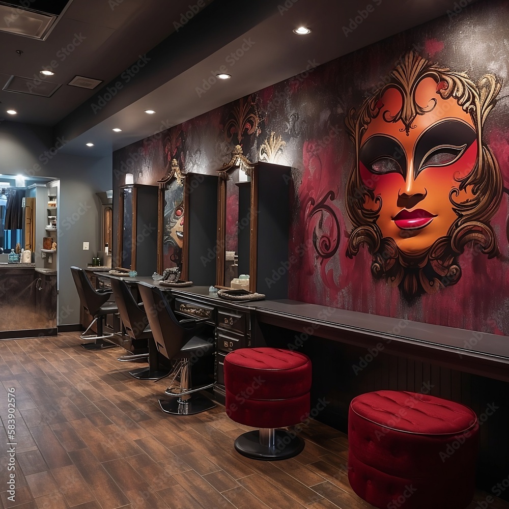 Artistic powder room designs for a unique touch of luxury, Generative ...