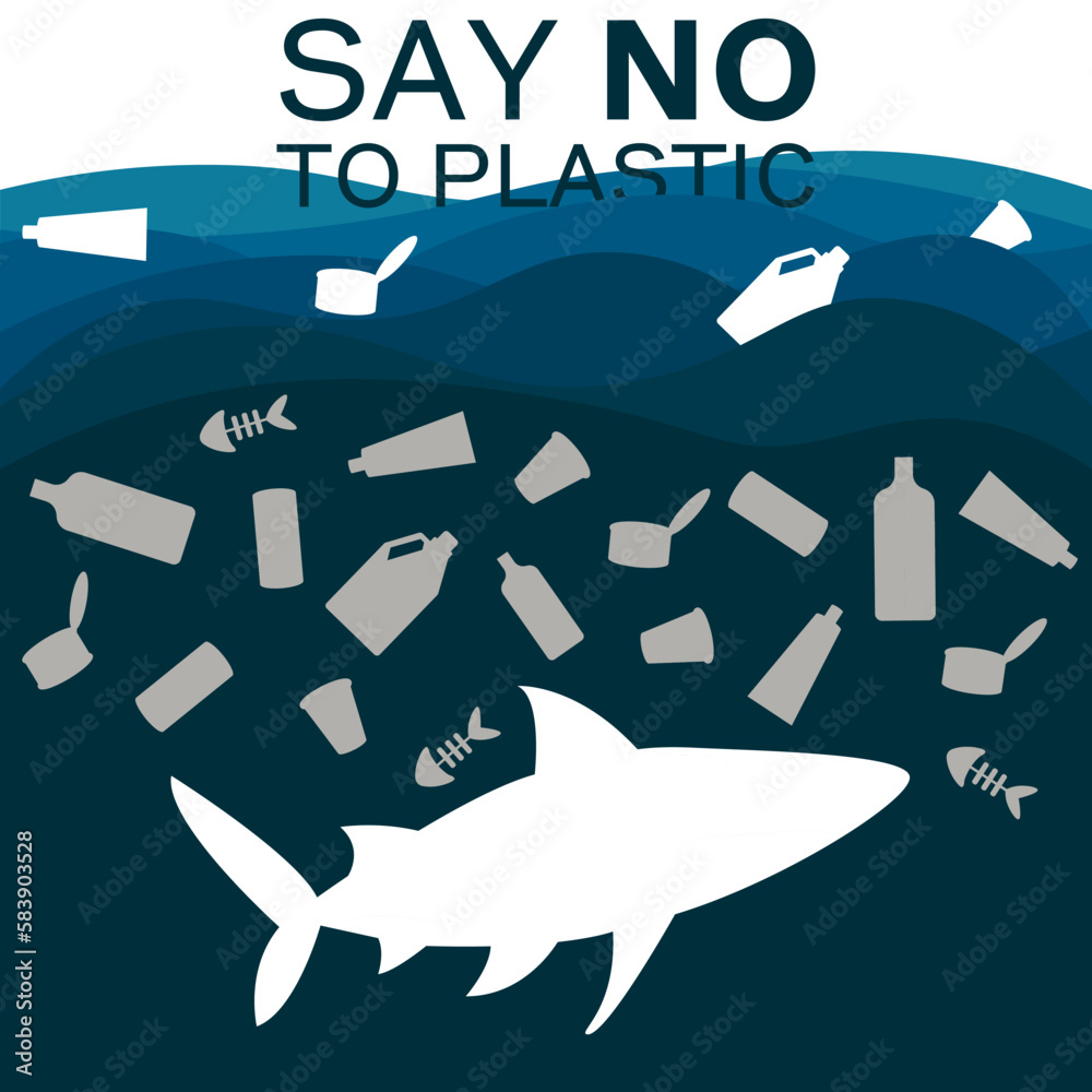 Ecological problem. Planet Earth is full of rubbish. Save the planet ...