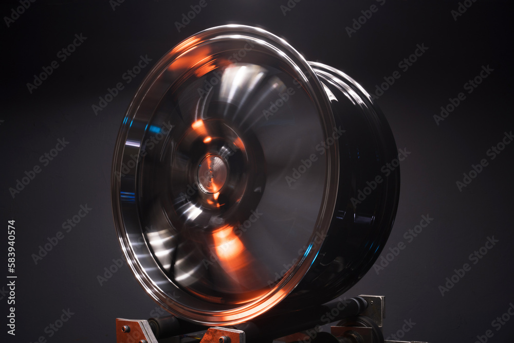 sports car rims new photography at long exposure for the effect of ...