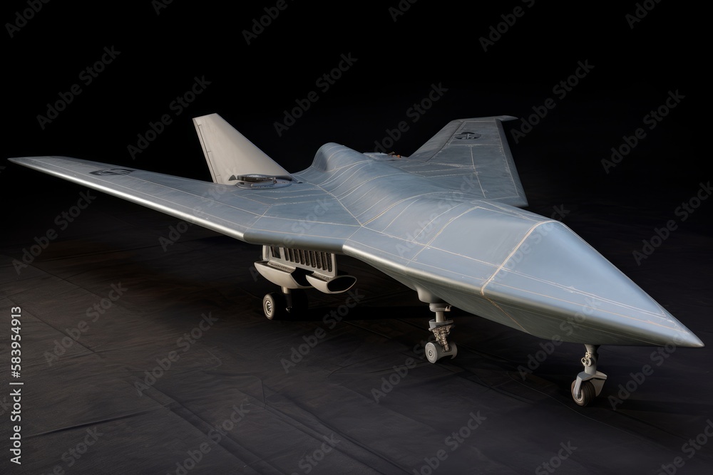 Unmanned combat air vehicle, war concept, surveillance concept, war ...