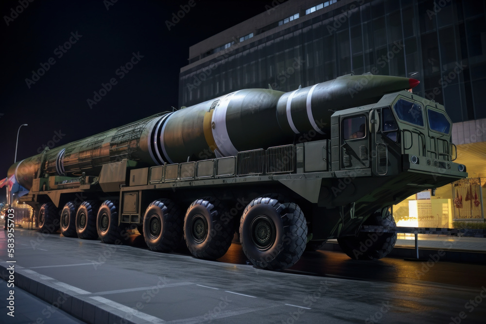 Intercontinental ballistic Missile launch, war, ICBM missile ...