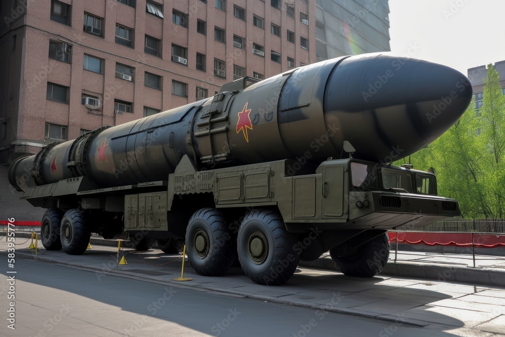 Poster Intercontinental ballistic Missile launch, war, ICBM missile – Tableau | Europosters