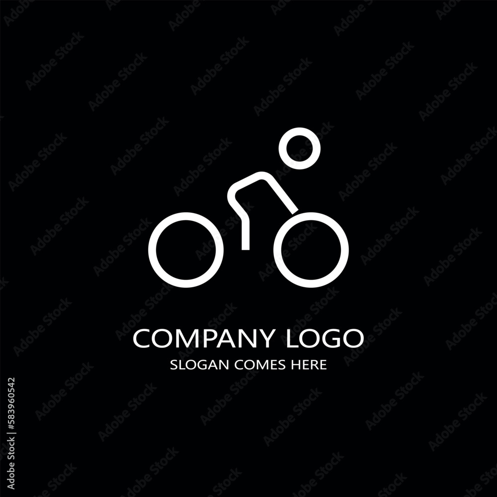 CYCLING COMPANY LOGO,BRAND LOGOS FOR COMPANY VECTOR TEMPLATE.Infinity ...