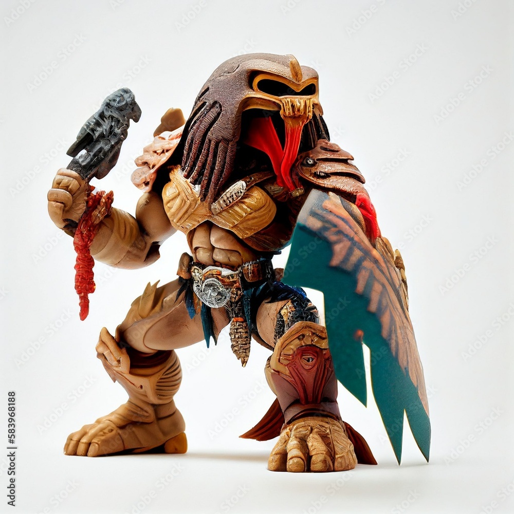 AI Generative alien monster puppets Stock Illustration | Adobe Stock