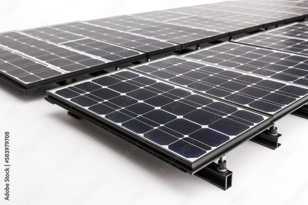 Innovative Solar Technology: A Stunning Capture of a Solar Panel Array ...