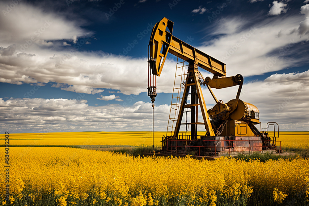 Working jack for oil and gas pump, created by a neural network ...