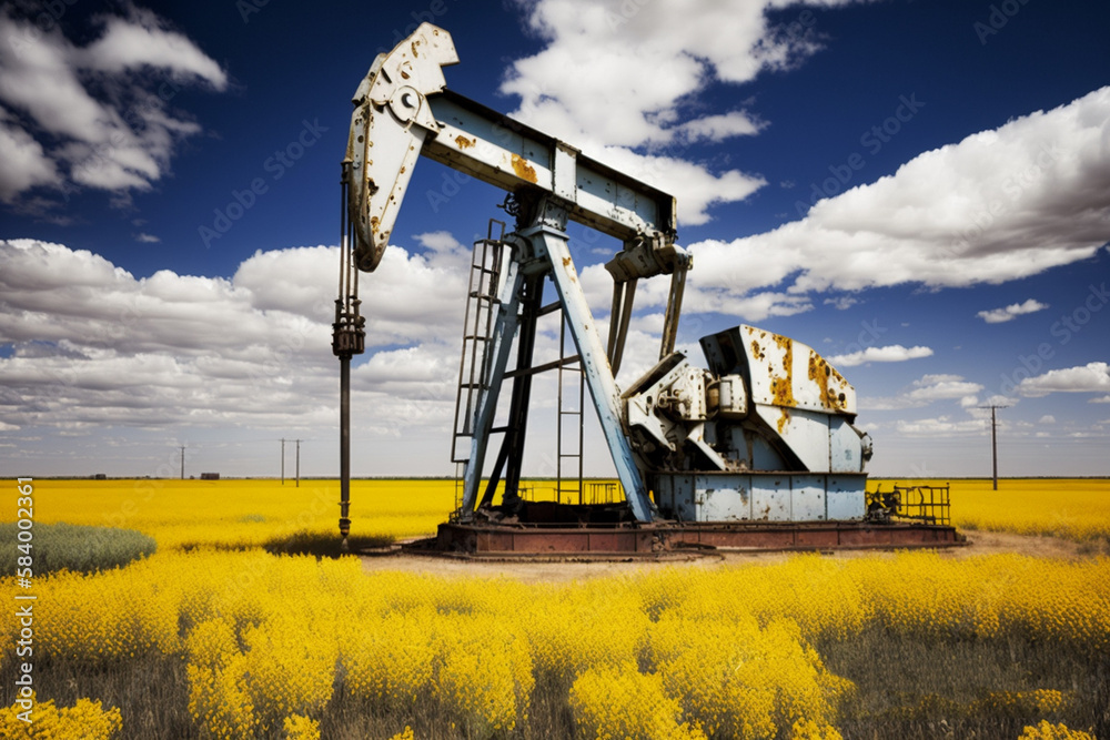 Working jack for oil and gas pump, created by a neural network ...