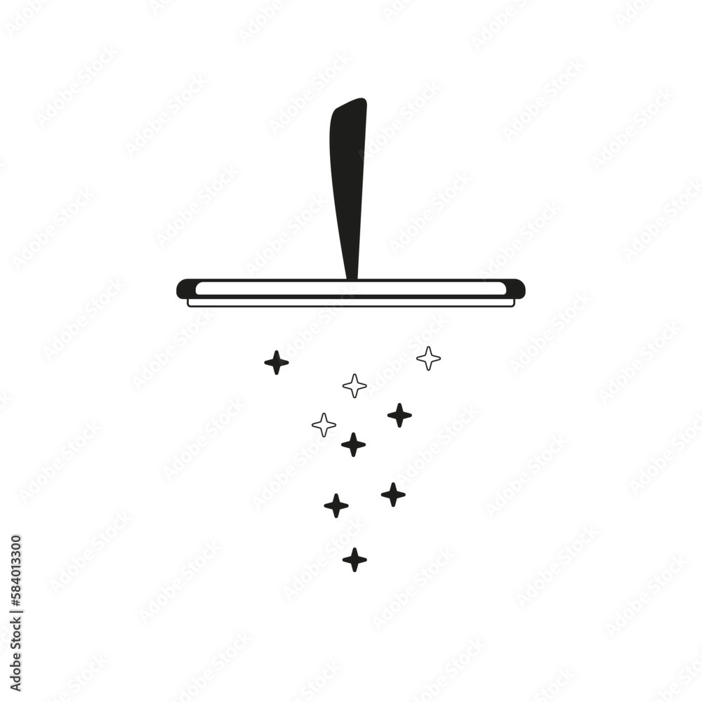 Vettoriale Stock window cleaning glass service, cleaning and ...