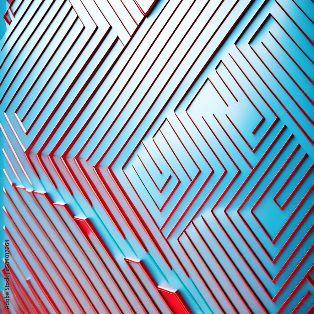 Futuristic texture with triangular and rectangular structure in random ...