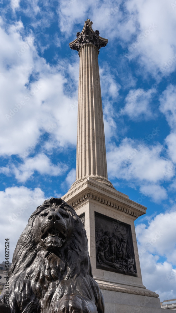 Foto de Westminster, London, England: Trafalgar Square. Nelson's Column ...