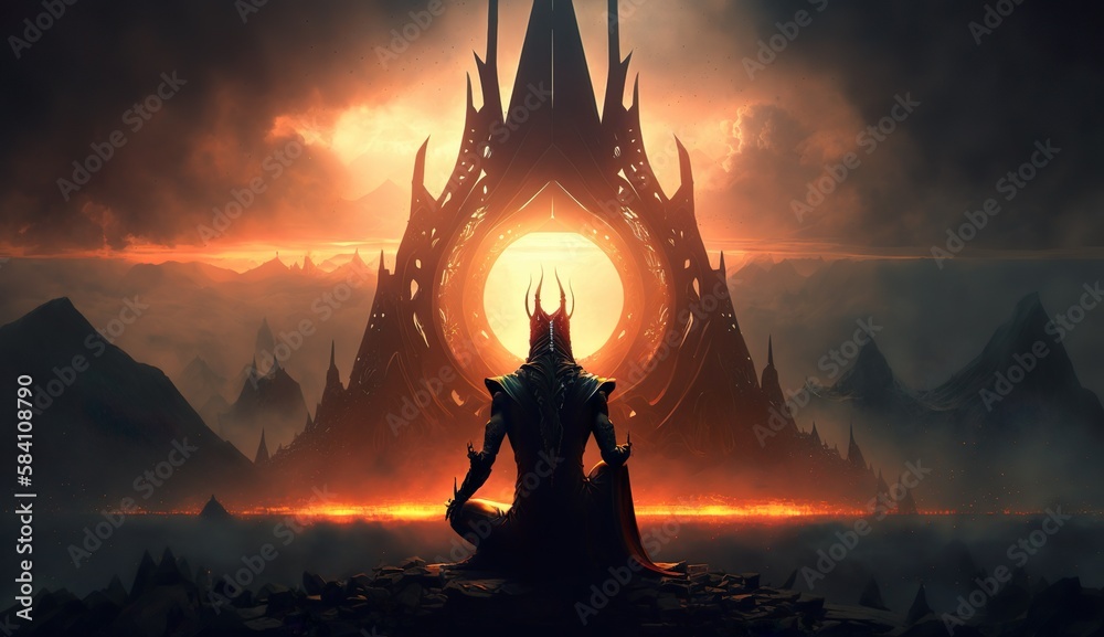 Generative AI Spirituality, esoteric, meditation, fantasy, vampire ...