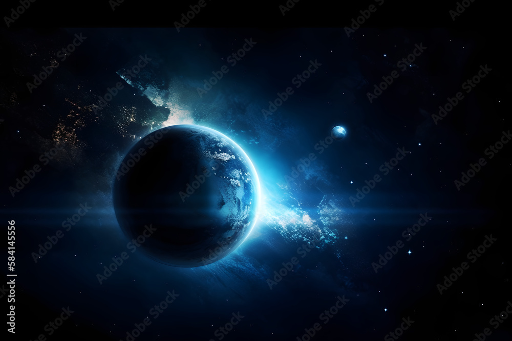 International Earth Day. Planet earth with realistic geography surface ...