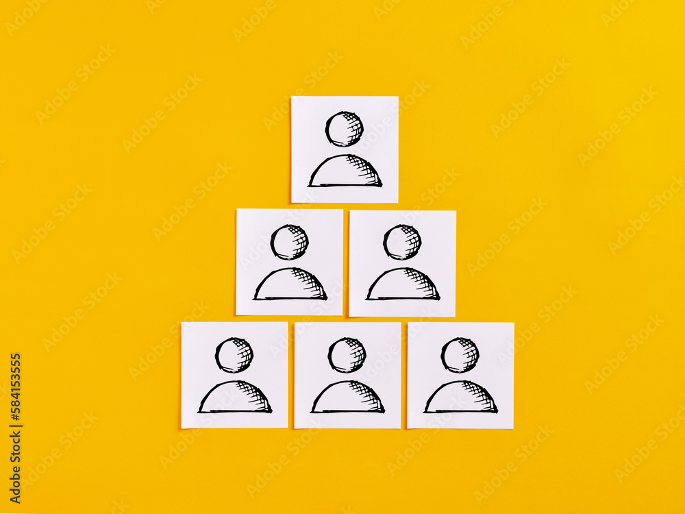 Organizational hierarchy. Human resources management, staffing and ...