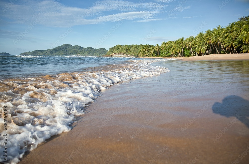 Dreamlike idyllic beach of El Nideo, Palawan in the Philippines with ...