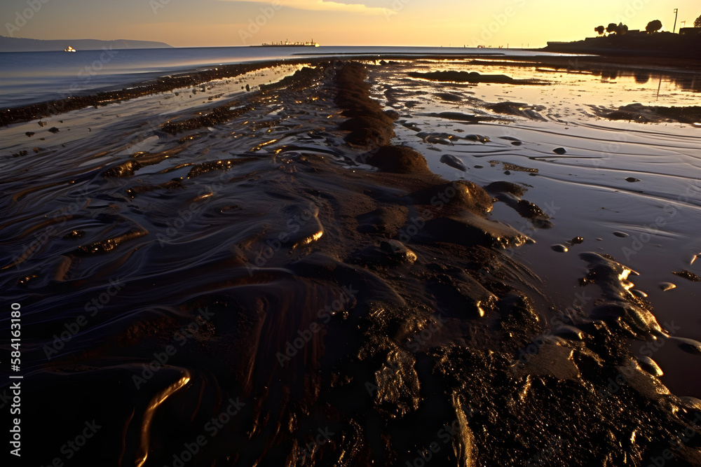 oil spill, pollution, environment, ecological disaster, contaminated ...