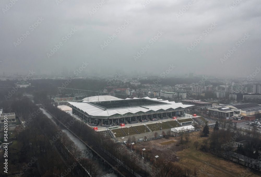Foto de Aerial view of the Polish Army Stadium (Stadion Wojska ...