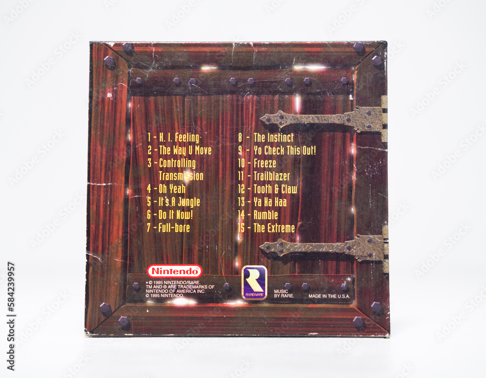 kent, uk 01.012023 Retro vintage Video game Killer Instinct Killer Cuts ...