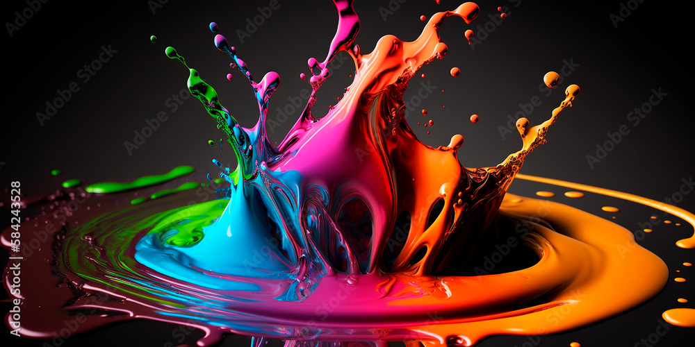 Ink In Water Drop Hd