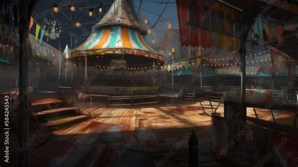 Creepy, Abandoned and Haunted Amusement Park, Fairground, Circus ...